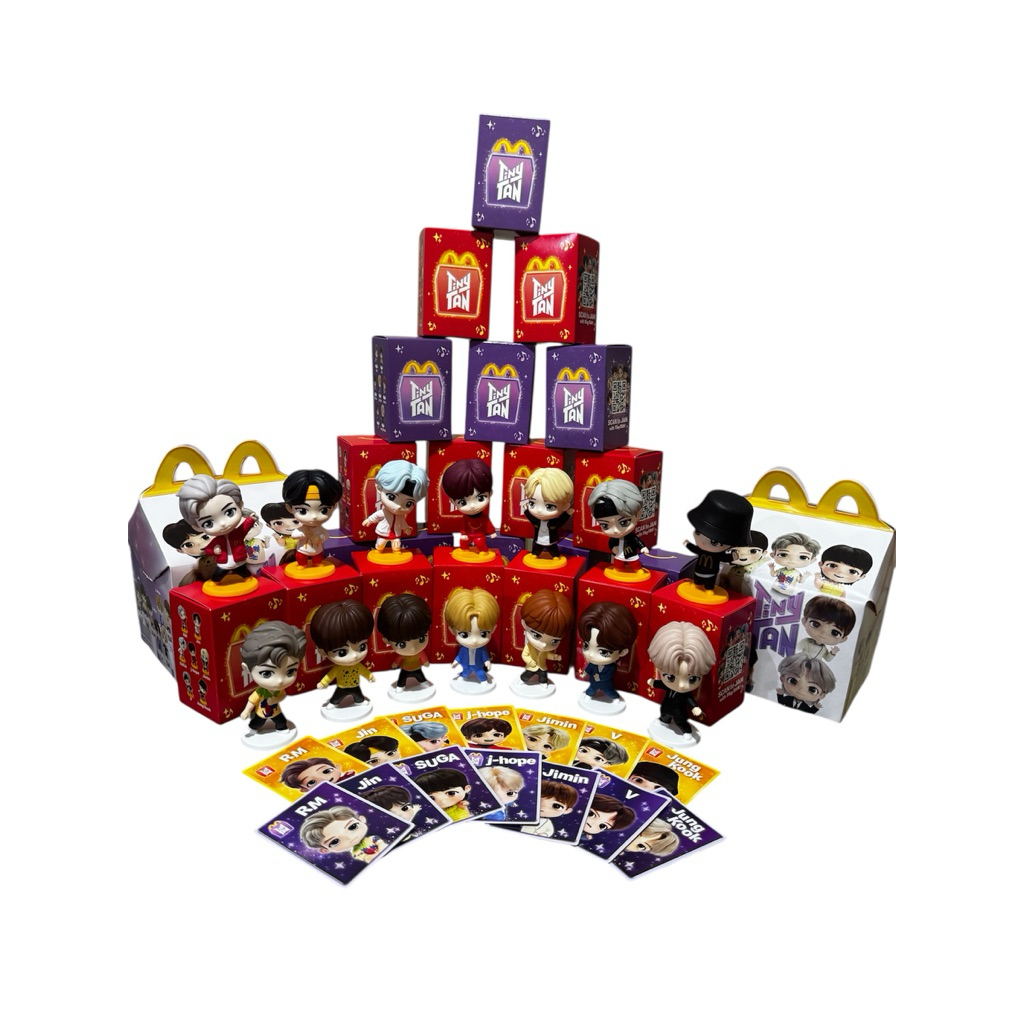 BTS TINYTAN Mcdo HappyMeal THROWBACK ENCORE EDITION sold per pc Jin J ...