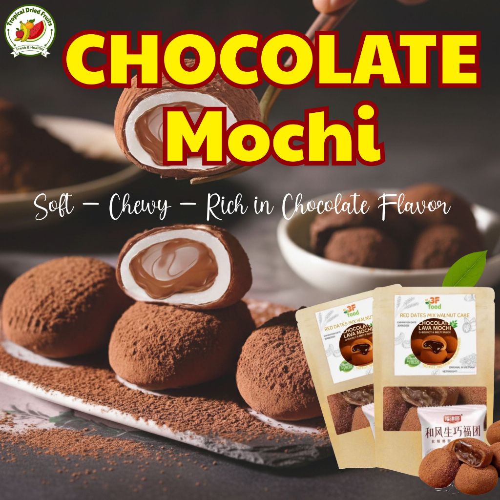 READY STOCK| JAPANESE CHOCOLATE MOCHI Lava Chocolate Mochi, Chocolate ...