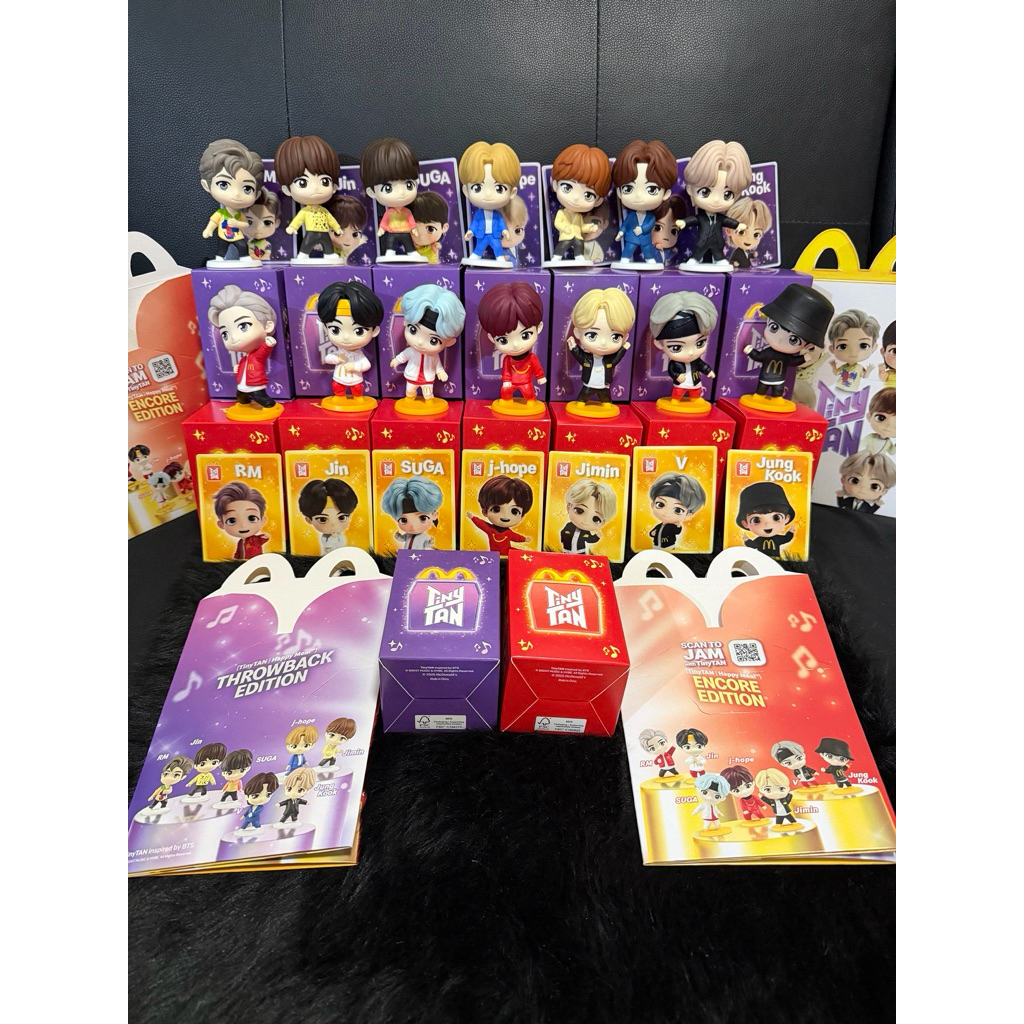 TinyTAN BTS x McDonald's MCDO Happy Meal Toys 2025 Blind Box Tiny Tan ...