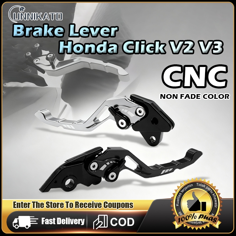 Motorcycle Combi Brake Lever Honda Click 125i CNC Alloy Brake Lever Set ...