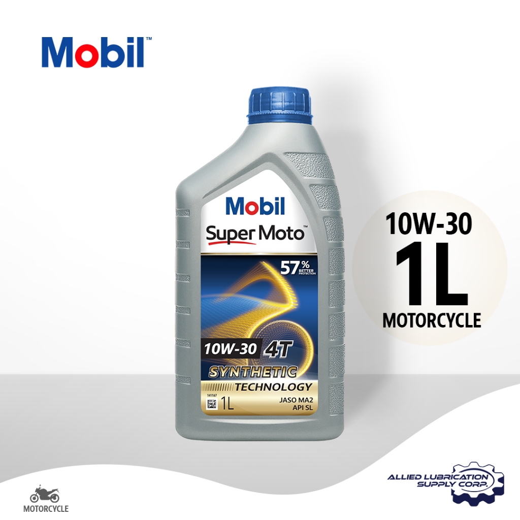 Mobil Super Moto 10W-30 4T Premium Technology Motorcycle Engine Oil 1 ...