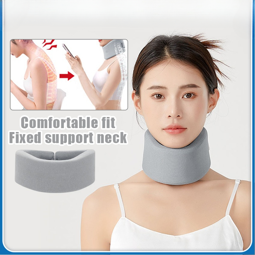 Unisex Soft Sponge Neck Brace Support Cervical Collar for Spinal ...