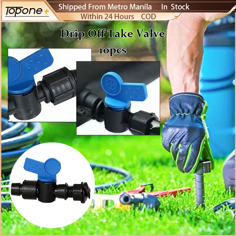 10Pcs Drip Off Take Valve 16mm for Drip Tape Tubing Irrigation System ...