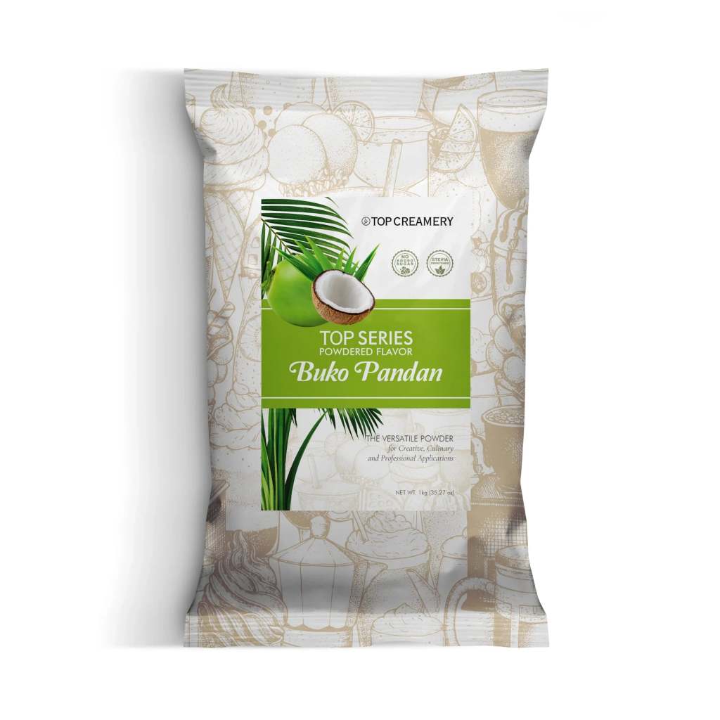Top Creamery - Buko Pandan Powdered Flavor 1kg | Shopee Philippines