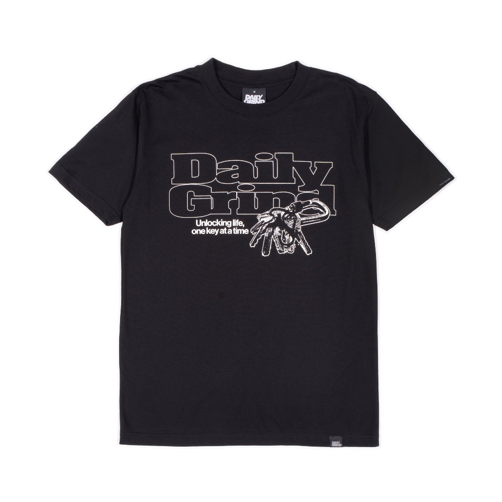DAILY GRIND UNLOCKED TSHIRT BLACK | Shopee Philippines