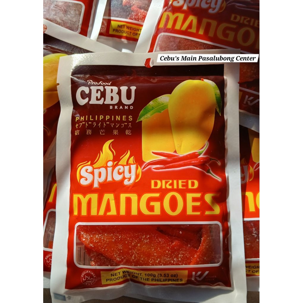 Cebu "Spicy Dried Mangoes" 100g | Shopee Philippines