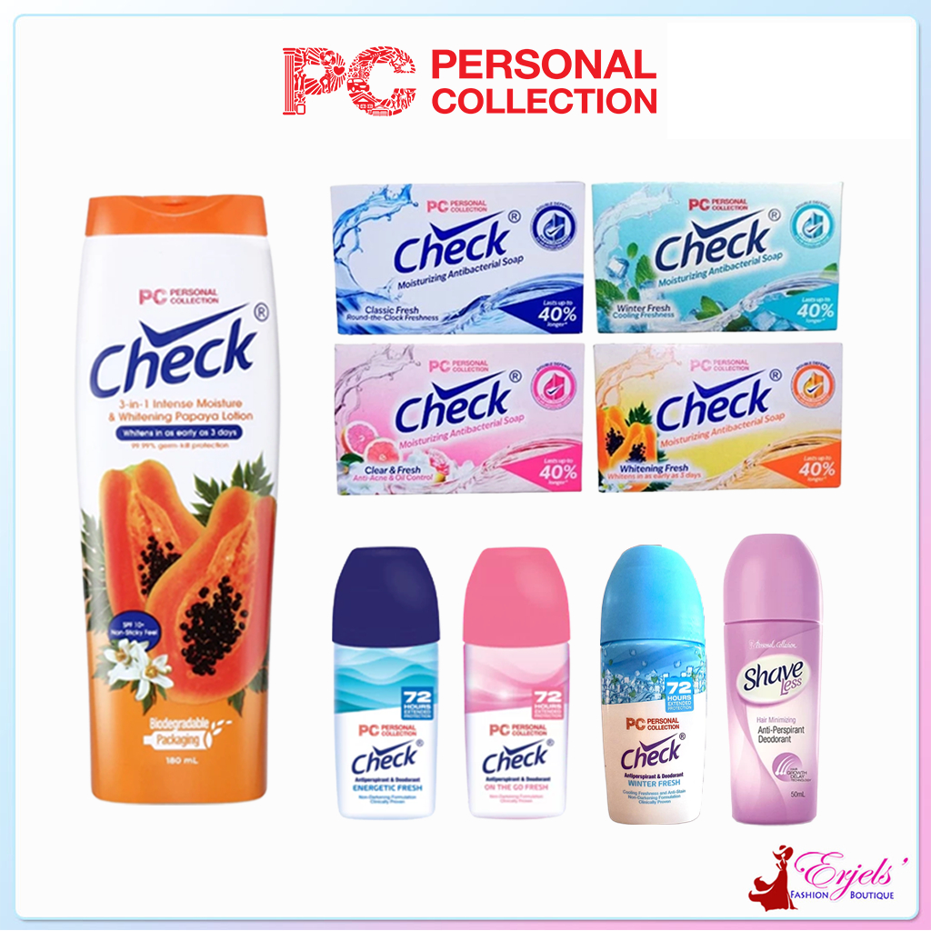 PC Personal Collection CHECK Whitening Lotion, Antibacterial Soap ...
