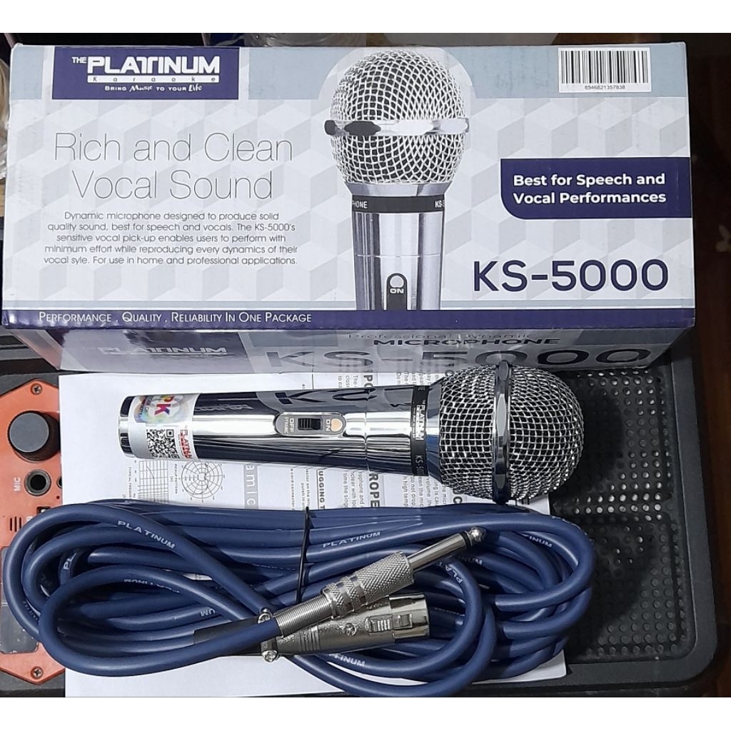 Platinum KS-5000 Dynamic Microphone | Shopee Philippines