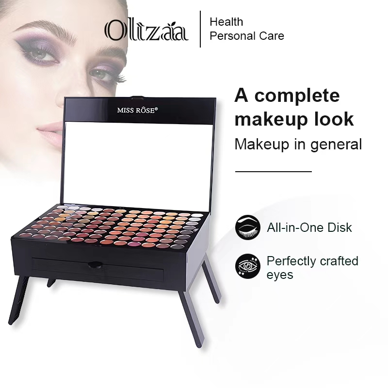 180 Colors Miss Rose Eyeshadow Makeup Set Matte Shimmer Professional ...