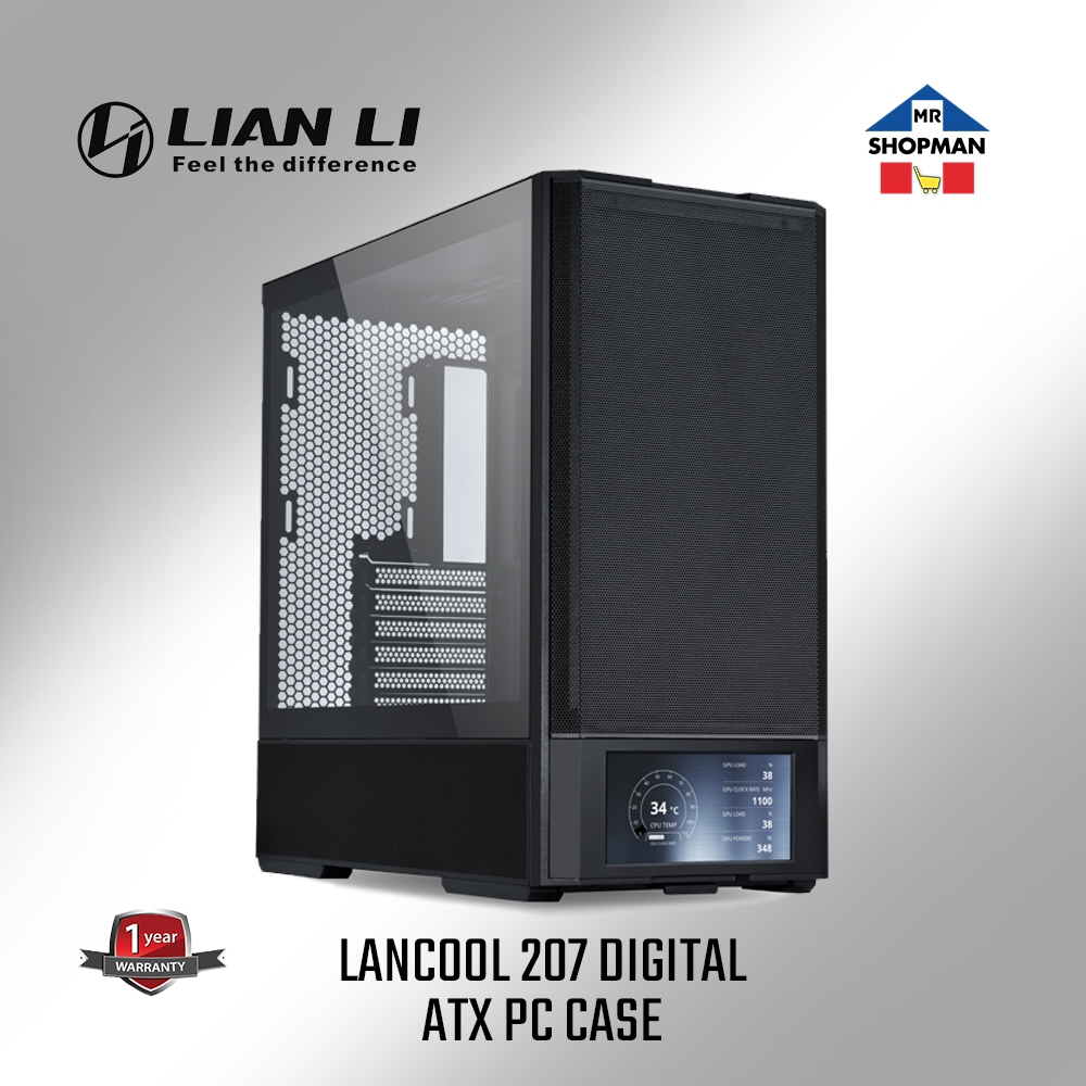 Lian Li Lancool 207 Digital Black ATX PC Case | Shopee Philippines