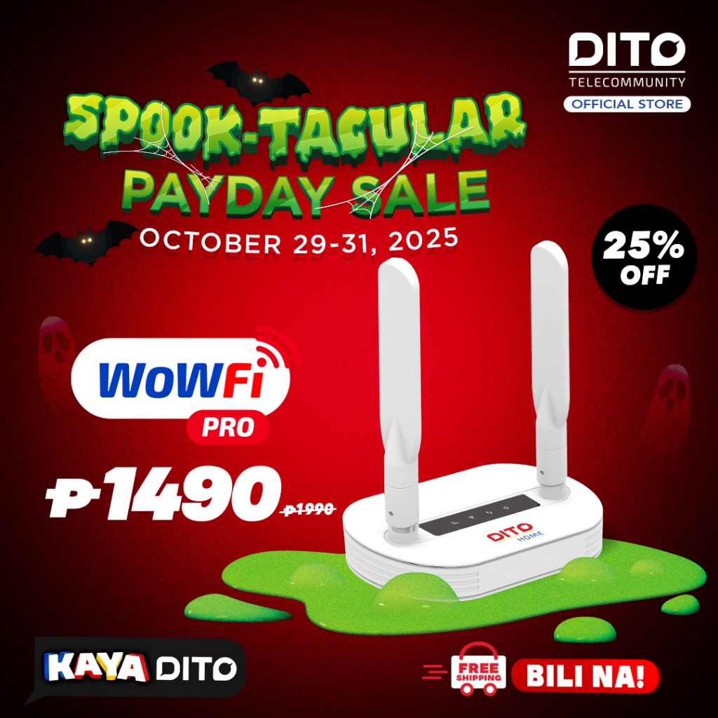 DITO Home WiFi Pro w/ 30 Days UNLI 5G Data | Shopee Philippines