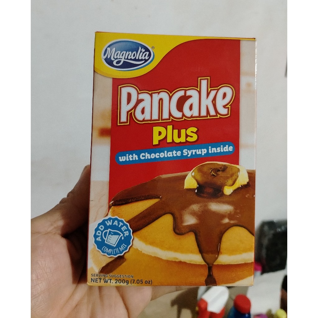 Magnolia Pancake Plus with Chocolate Syrup (200g/box) | Shopee Philippines