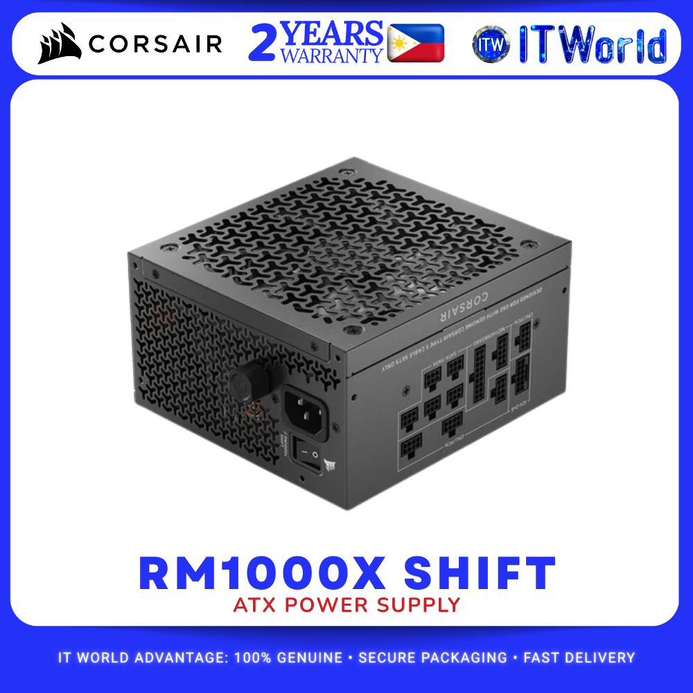 Corsair RM1000X SHIFT 1000W 80+ Gold Fully Modular ATX Power Supply itw ...