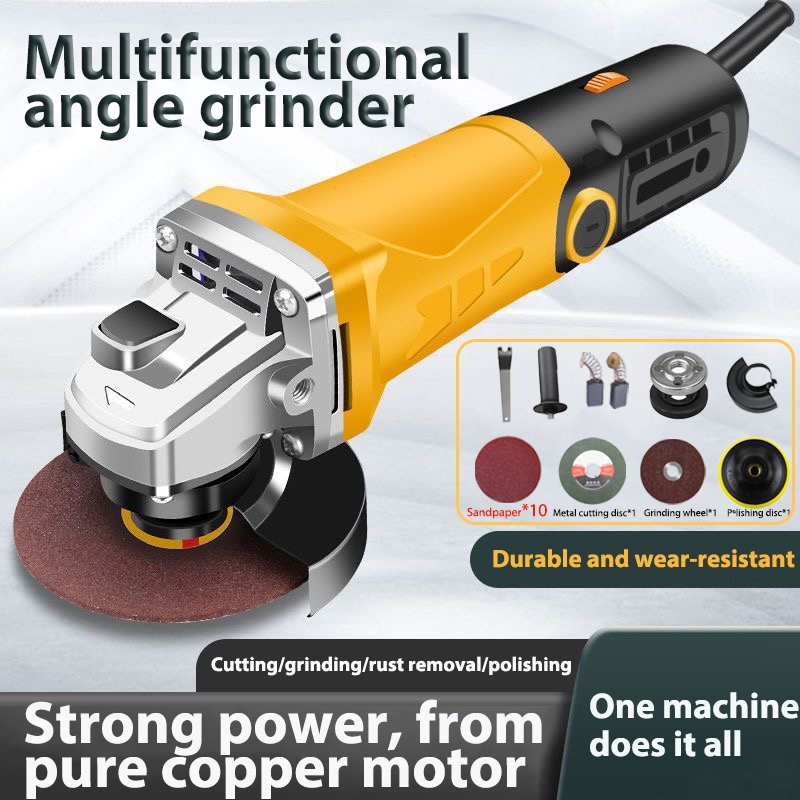 Angle Grinder Powerful Industrial Electric Angle Grinder Professional ...