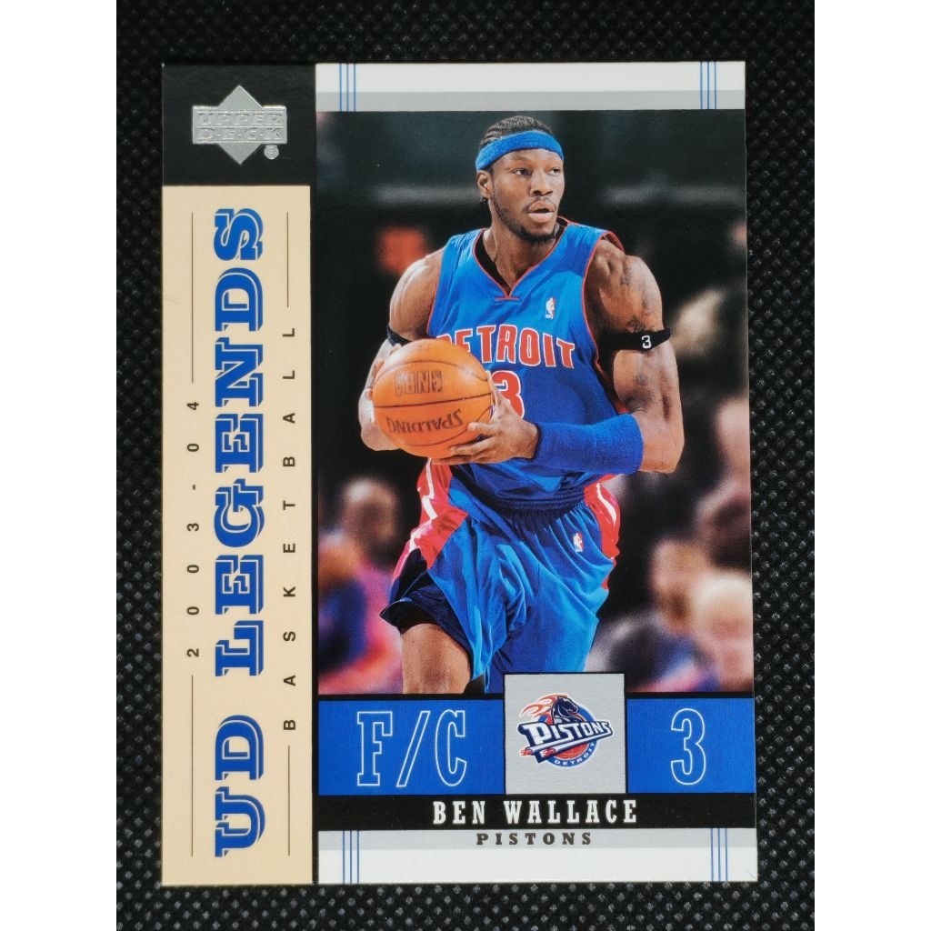 Upper Deck UD Legends Ben Wallace! nba card | Shopee Philippines