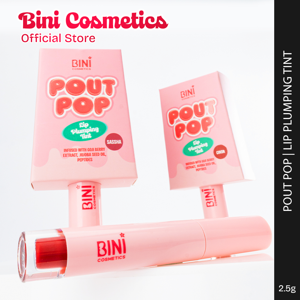 Bini Cosmetics Pout Pop | Lip Plumping Tint Bambi 7.4g | Shopee Philippines