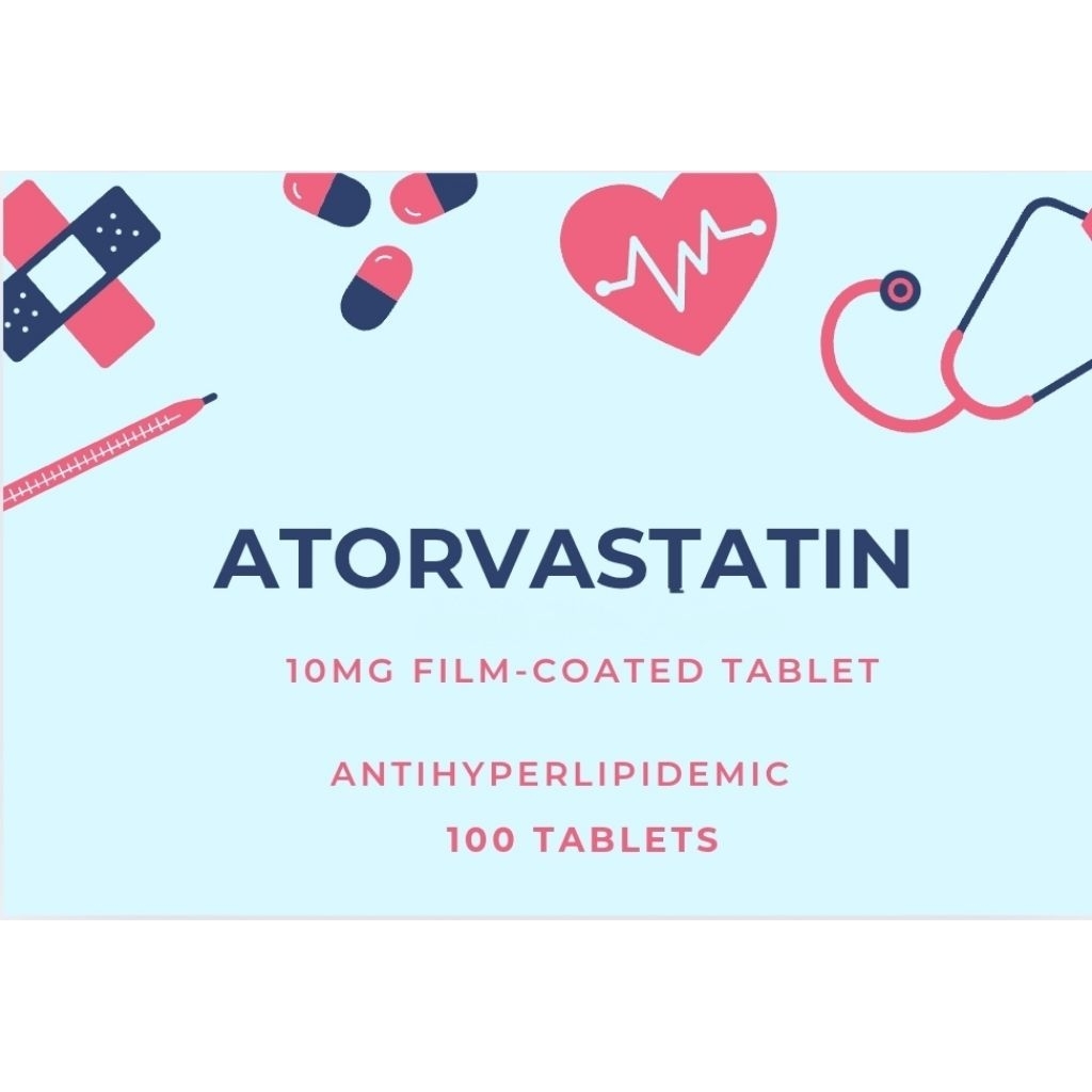 Atorvastatin 10mg 100tabs | Shopee Philippines