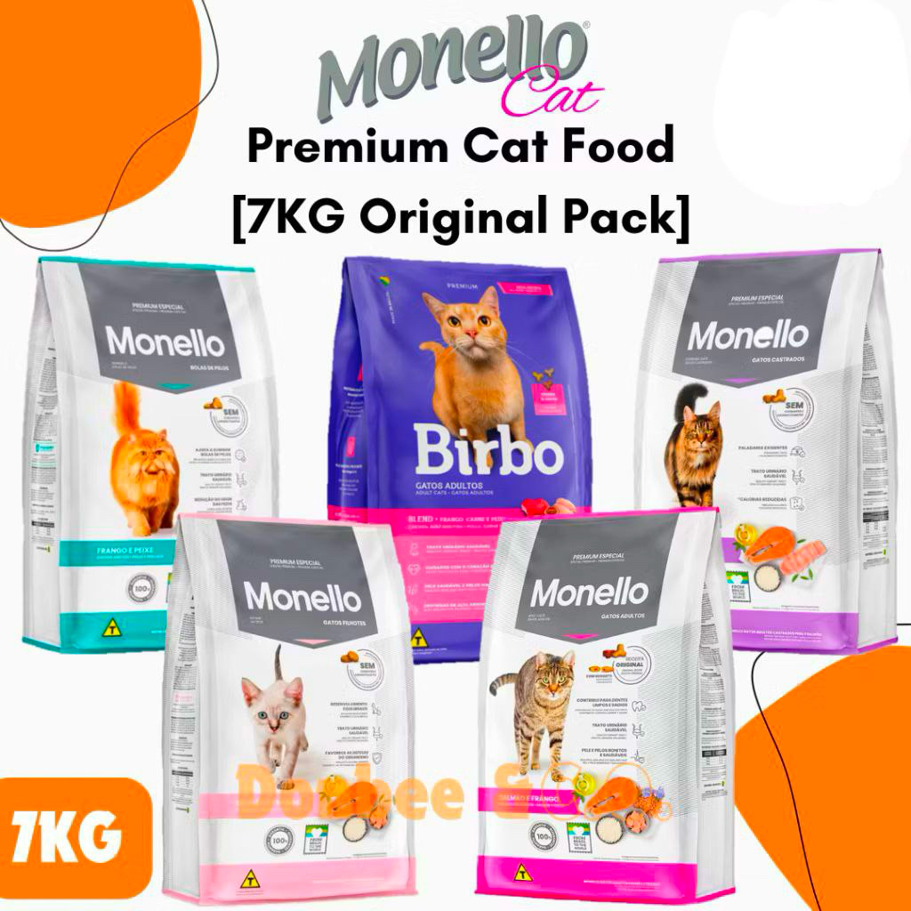 Monello Catfood Original Packaging 7kg | Shopee Philippines