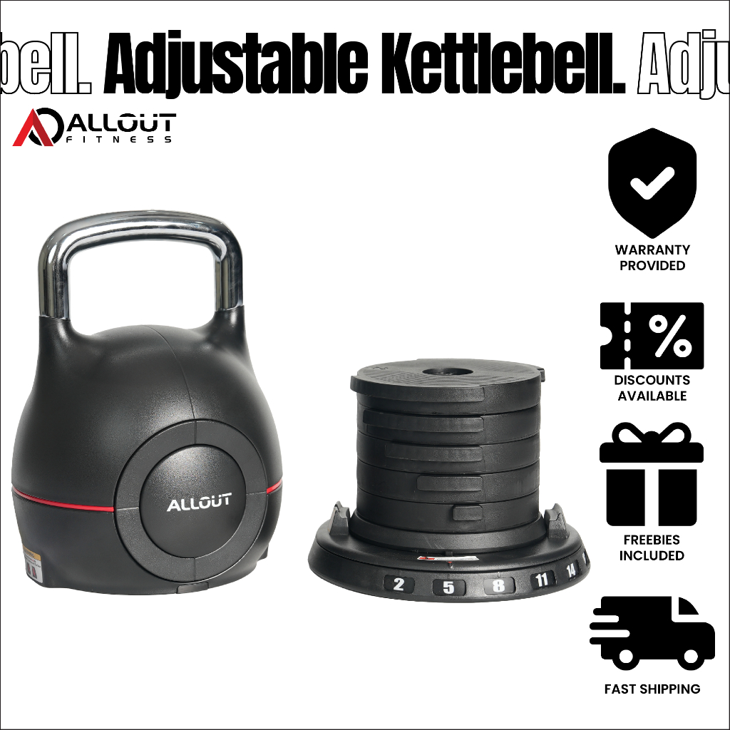 Adjustable Kettlebell 2KG–20KG Multi-Weight Dumbbell Kettlebell / Home ...