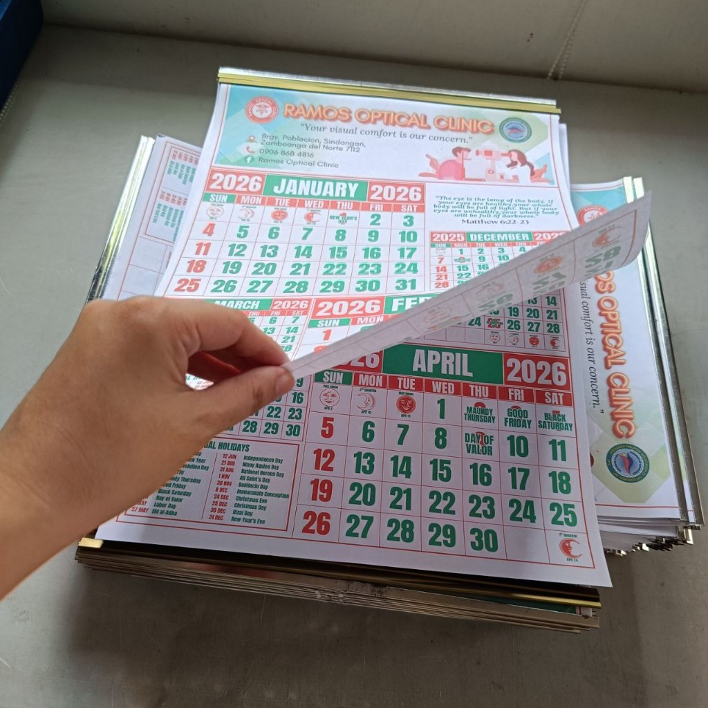 #8 Juvy Tiongson (Stopp and Shap) - 2026 CUSTOMIZED CALENDAR | Shopee ...