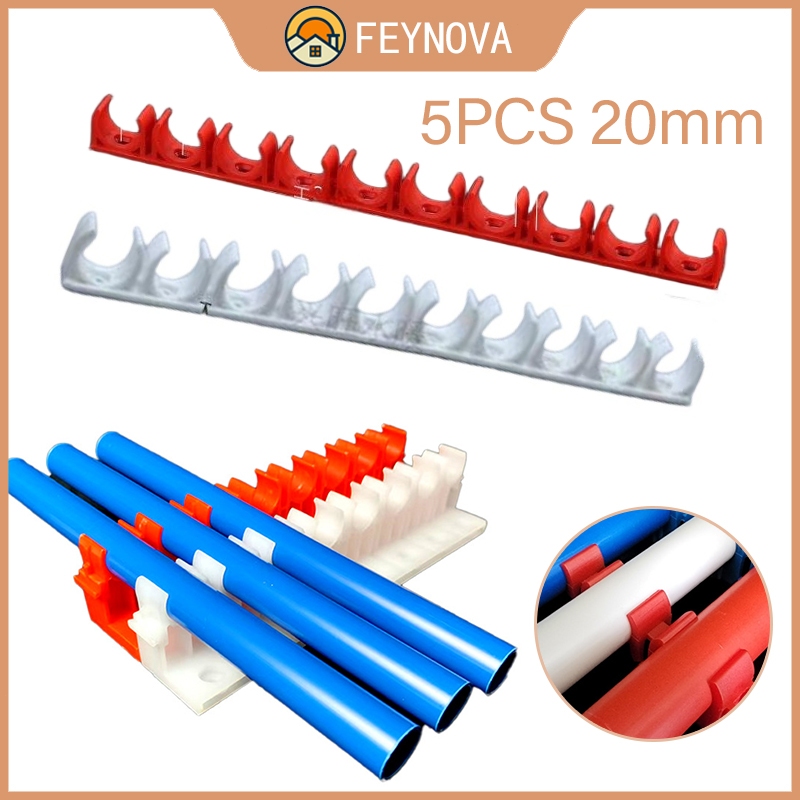 5pcs 20mm PVC Pipe Clip PPR Water Tube Holder Garden Irrigation ...