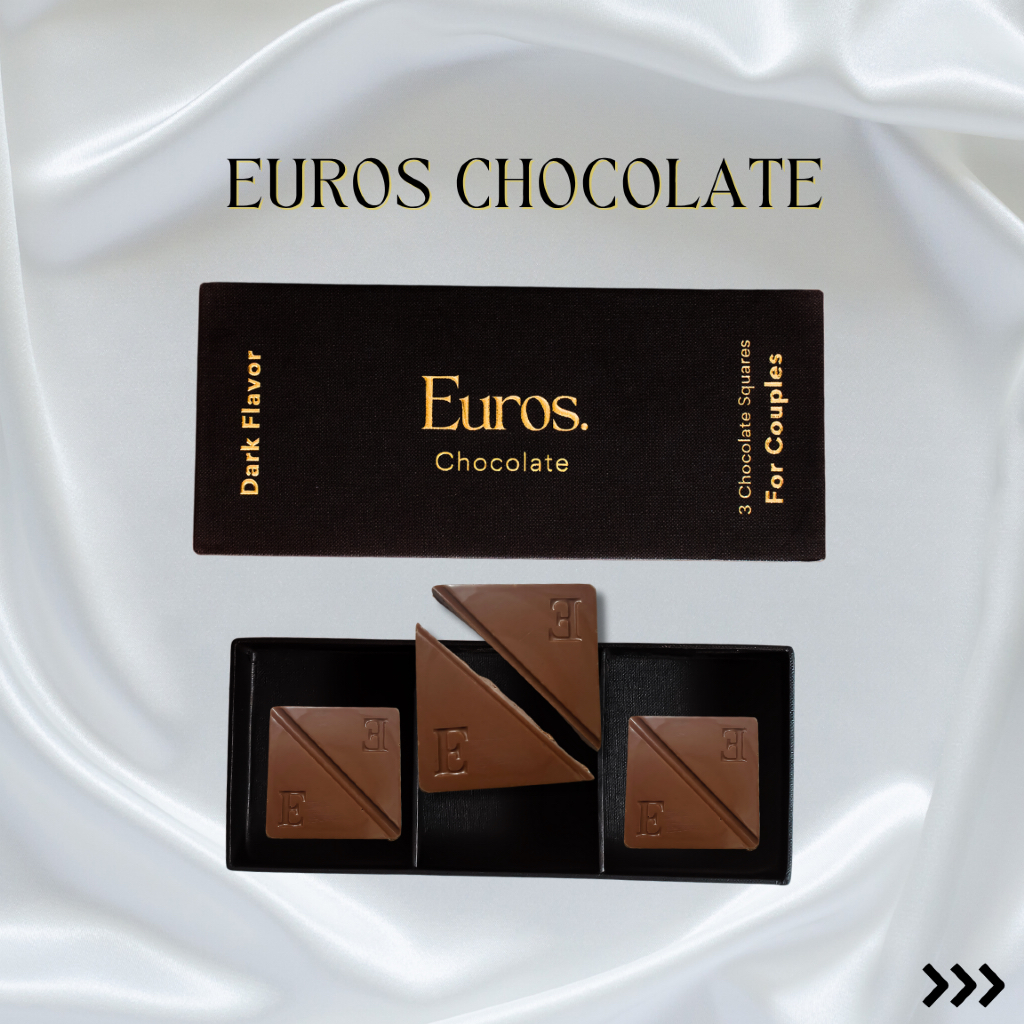 Euros Chocolate for Couples - Dark Chocolate - Gift for Him & Her ...