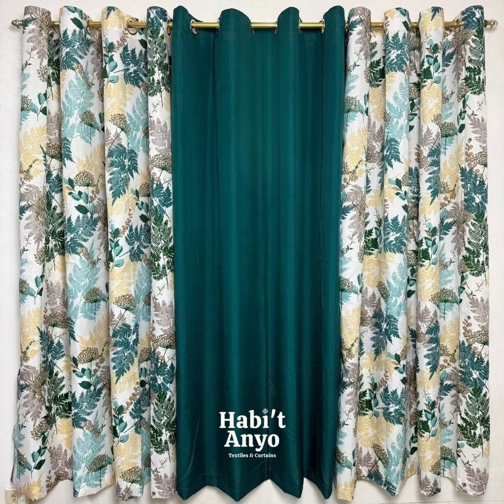 Transformative Teal Green Curtain - Inspired by the 2026 Color of the ...