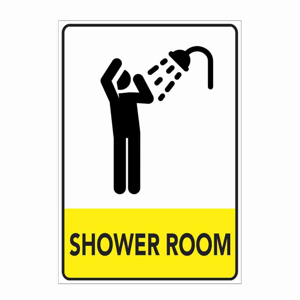 SIGNAGE - SHOWER ROOM - PVC PLASTIC MATERIAL SIGNAGE | Shopee Philippines