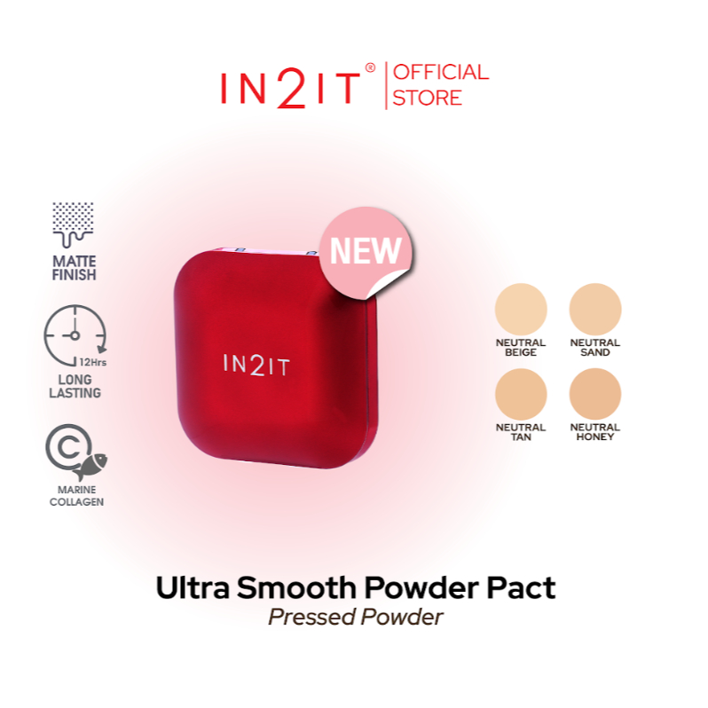 In2It Ultra Smooth Powder Pact SPF35 10g PA+++ 01-USP | Shopee Philippines