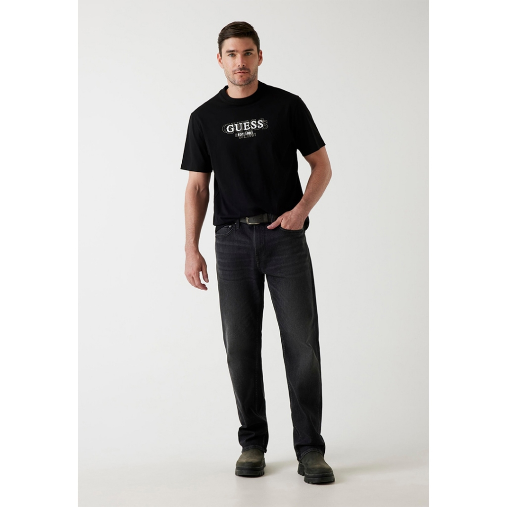 Guess Crewneck Short Sleeves Small Logo Tee | Shopee Philippines