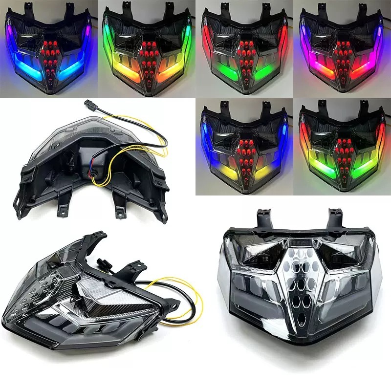 Honda Click 125 / 150 Tail Light RGB LED Headlight Sporlight Plug and ...