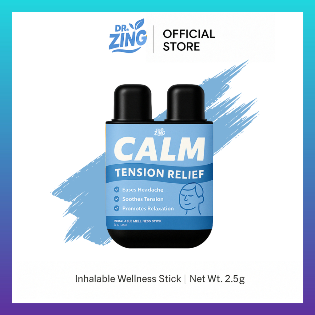 CALM Inhalable Wellness Stick - Tension Relief (Migraine, Stress ...