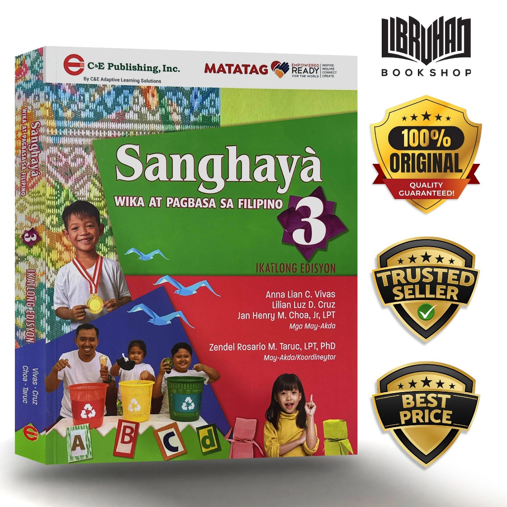 SANGHAYA 3 Wika at Pagbasa sa Filipino Ikatlong Edition - Vivas | Cruz ...