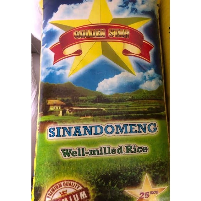 GOLDEN STAR SINANDOMENG ( 25kg) | Shopee Philippines