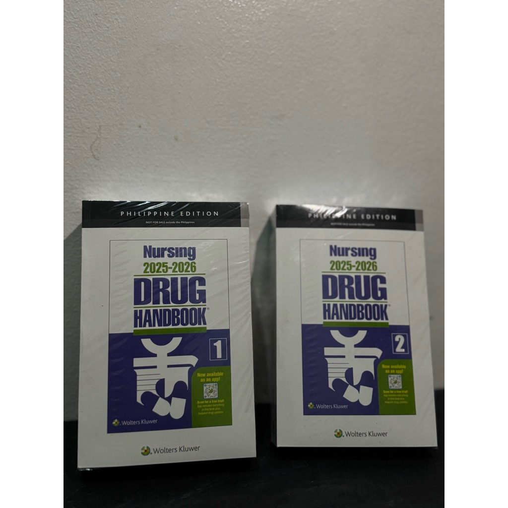 NURSING DRUG HANDBOOK 2025-2026 SOLD AS SET (NEW) | Shopee Philippines