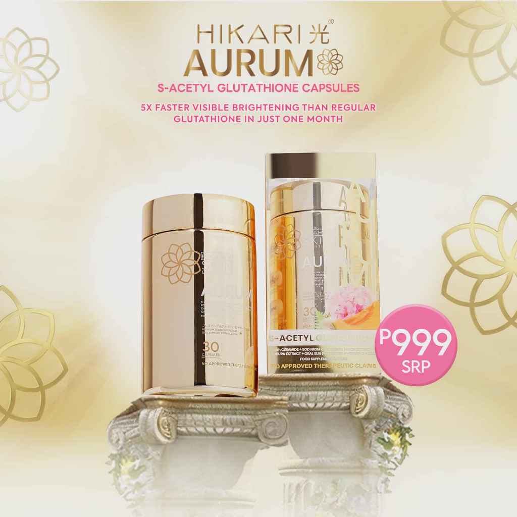 Hikari Gold Aurum S-Acetyl Glutathione / Hikari Ultra Pink / Hikari ...