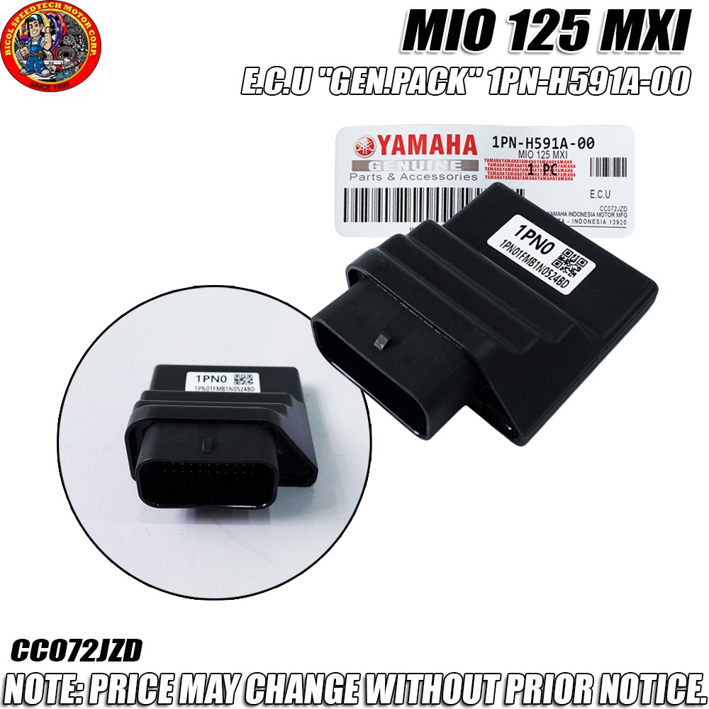 MIO 125 MXI E.C.U "GEN.PACK" 1PN-H591A-00 (CC072JZD) | Shopee Philippines