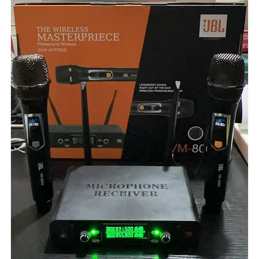 NEW JBL VM-8000 Professional Dual Wireless Handheld Microphone With ...