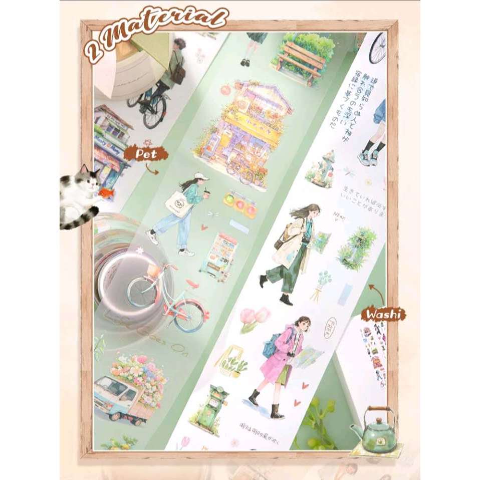 DIY Notebook Deco Surprise Time Series Die-Cut Stickers & Decorative ...