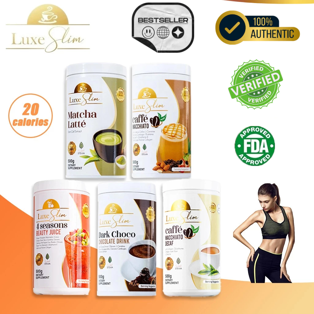 LUXE SLIM HALF KILO (Caffe Macchiato,Matchaf,Dark Choco, Melon ...