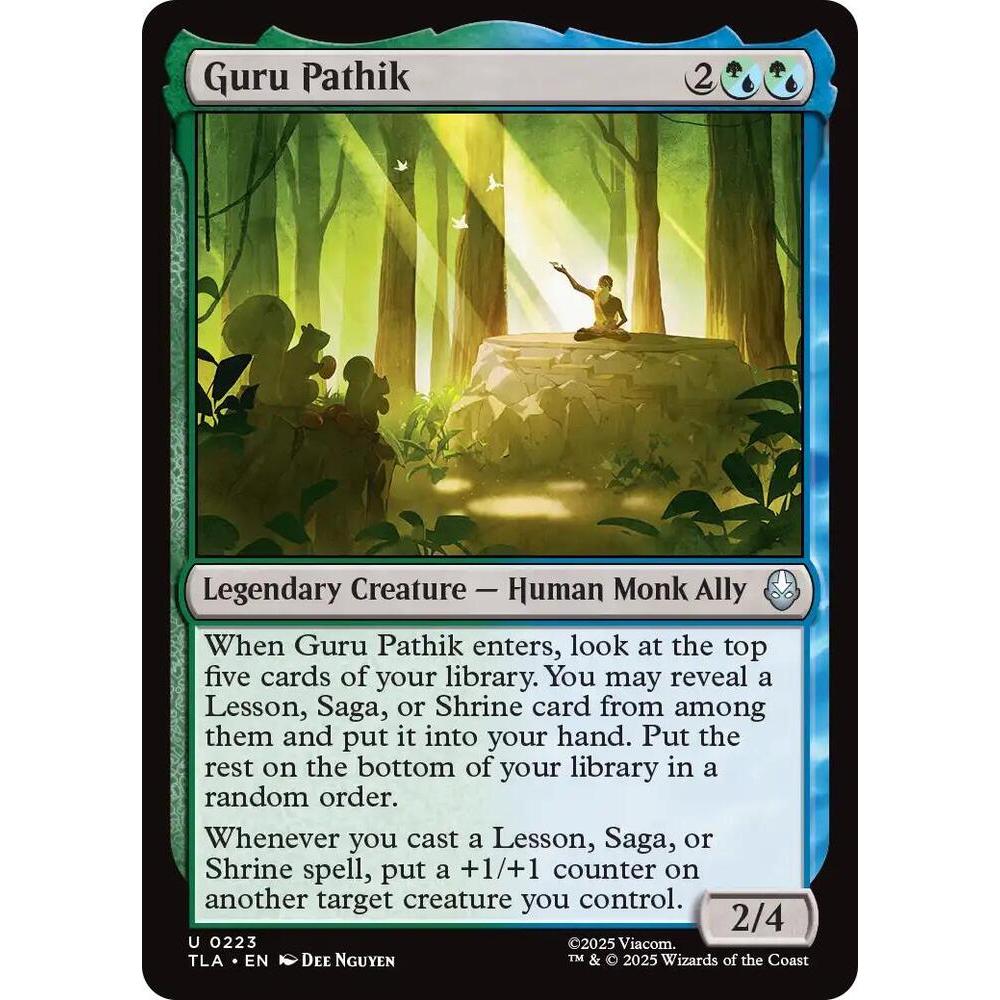 MTG Guru Pathik - Avatar: The Last Airbender (TLA) | Shopee Philippines