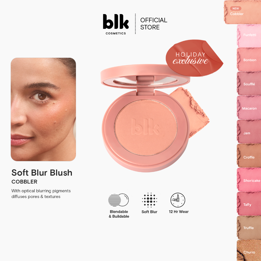 blk cosmetics soft blur powder blush cobbler | Shopee Philippines
