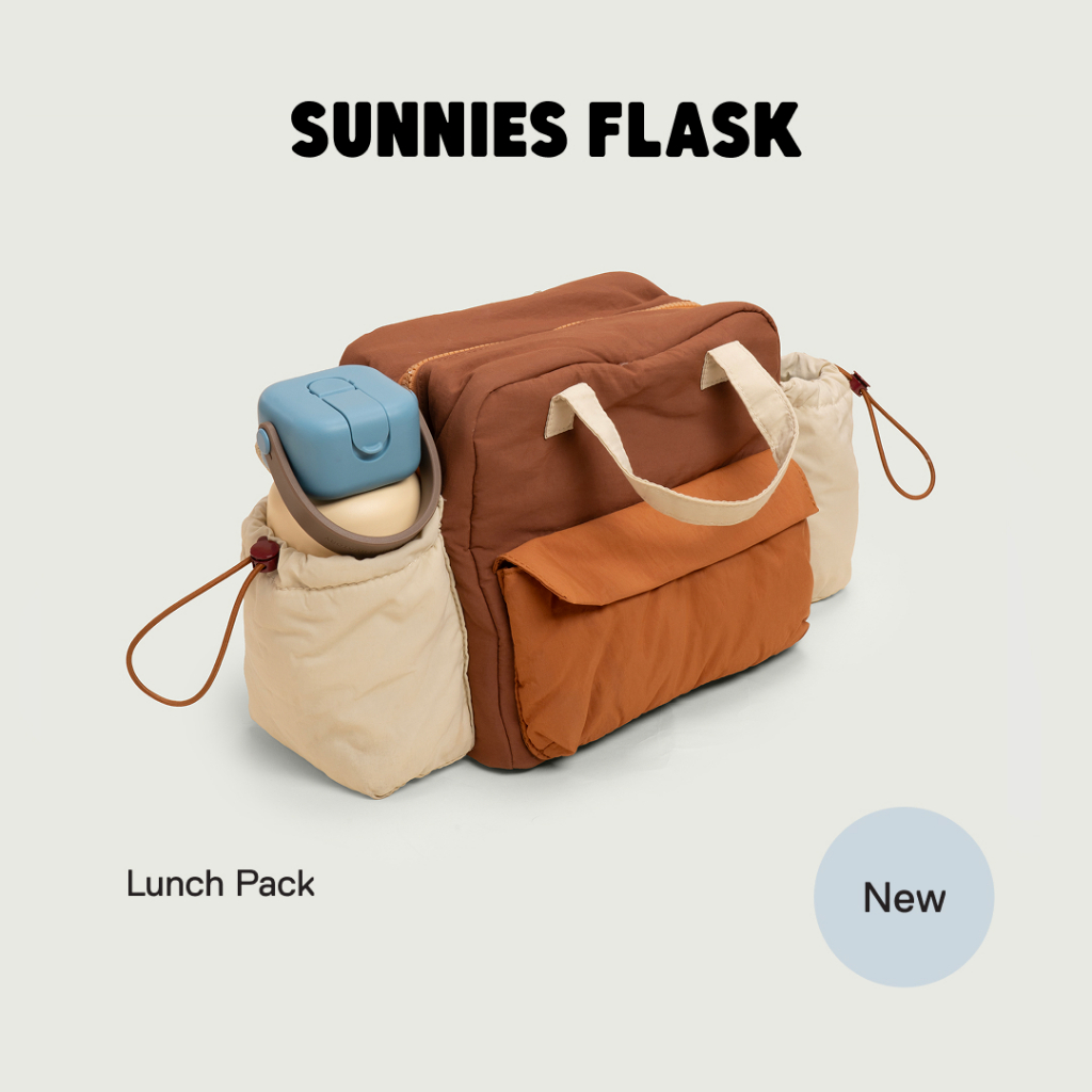 Sunnies Flask Lunch Pack (Insulated Nylon Lunch Box for School and ...