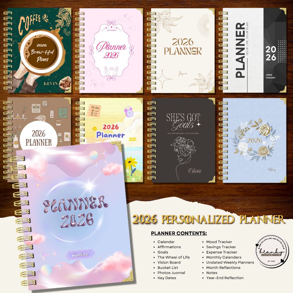 2026 Personalized Planner Journal | Shopee Philippines