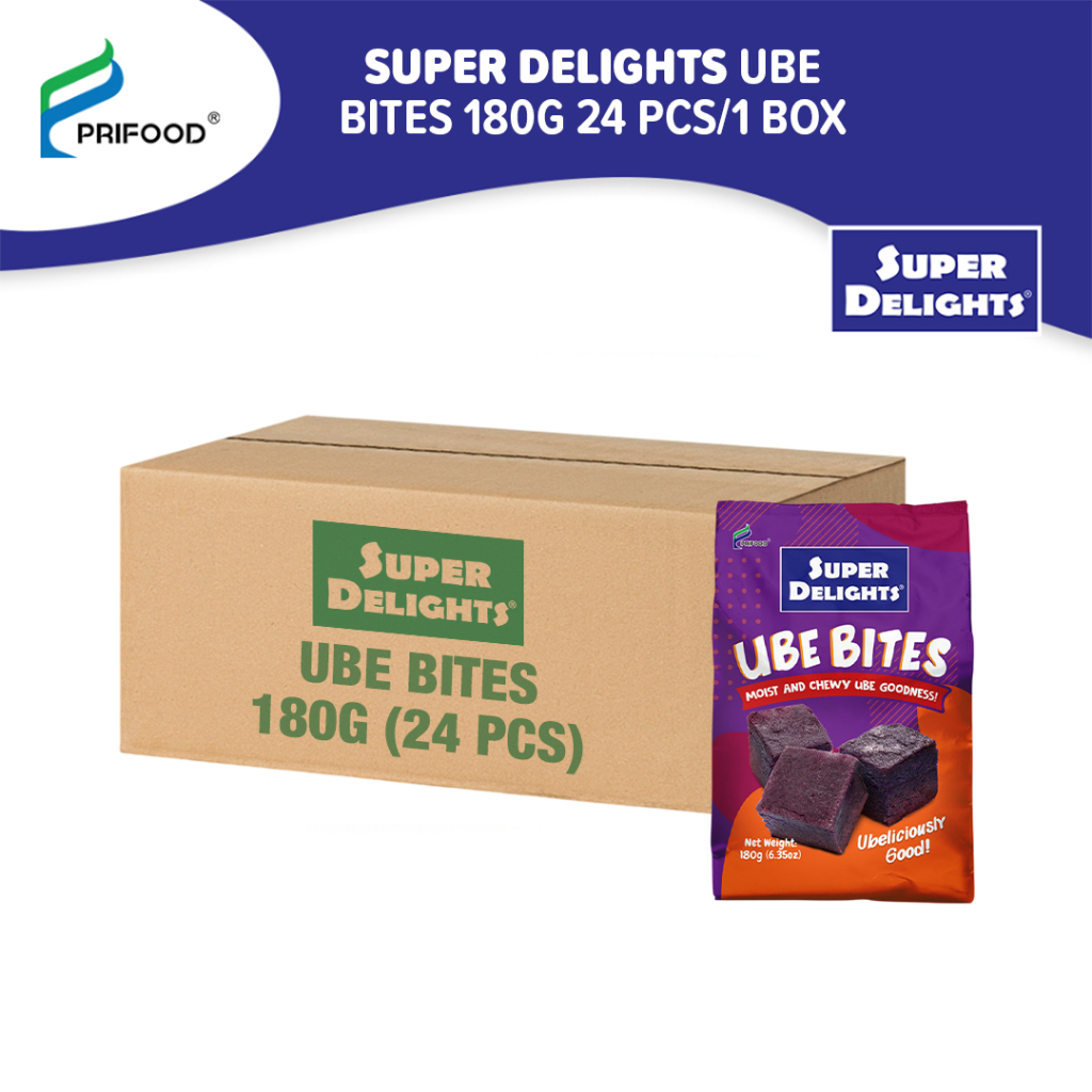 Negosyo Pack Super Delights Ube Bites 180G x 24s (1 box) | Shopee ...
