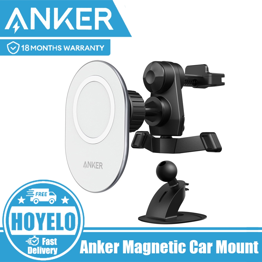 Anker Magnetic 7.5W Car Mount for Phone 13 & 12, Air Vent Car Phone ...