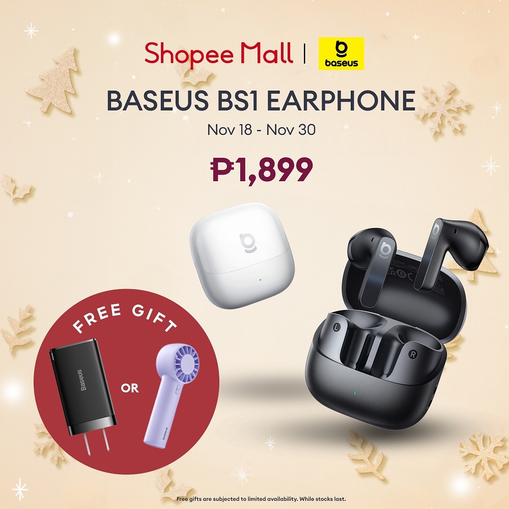 Baseus Bass BS1 NC Semi-in-Ear Wireless Earbuds Headphones with ...