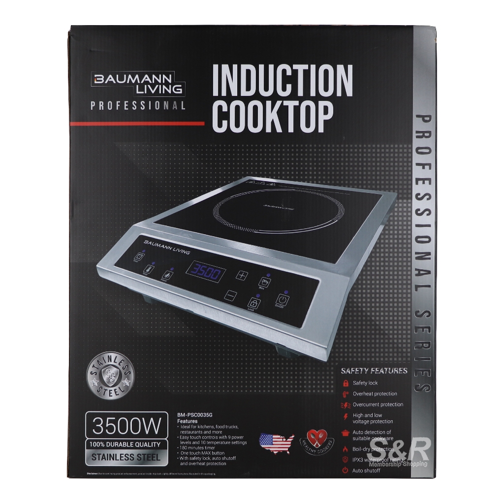 Baumann Living Professional Induction Cooktop BM-PSC0035G | Shopee ...