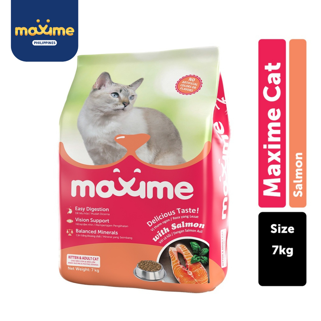 Maxime Cat Food - 7KG For All Life Stages Made w/ Real Salmon for ...