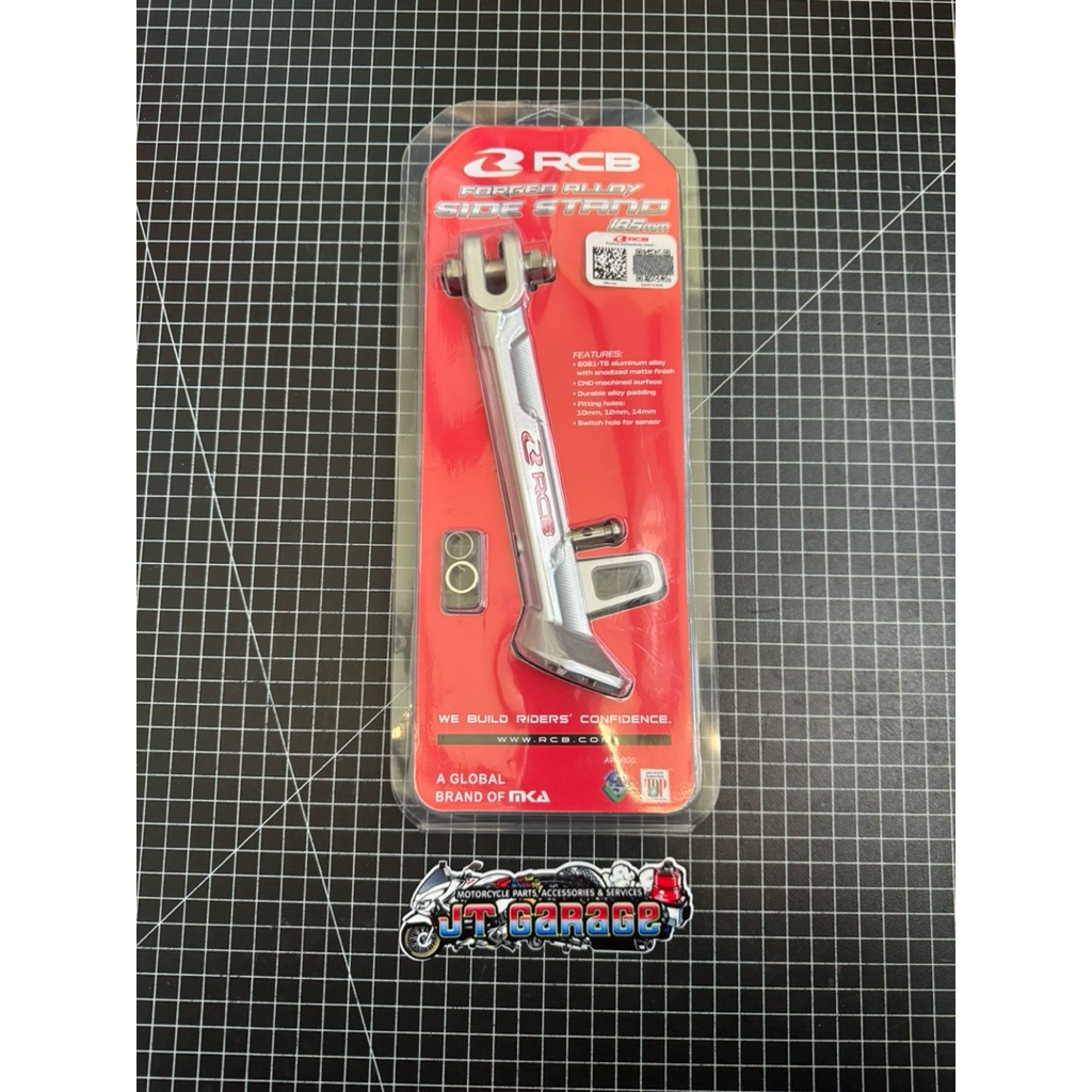 NEW! RCB Side Stand 185MM UNIVERSAL (NMAX, AEROX, CLICK, BEAT, MIO ...